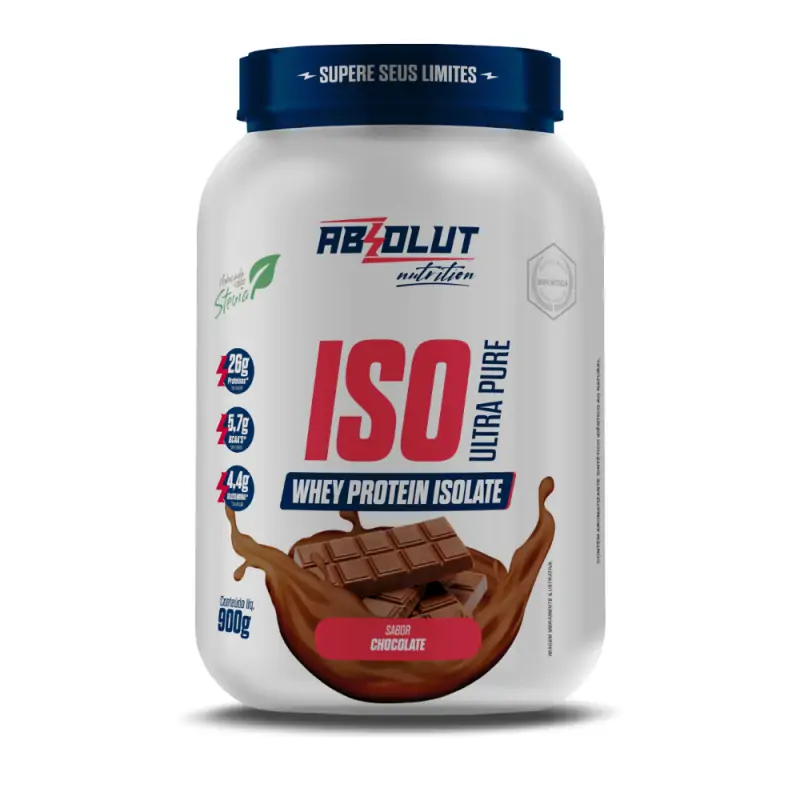 Whey Protein Isolado 900g – Absolut Nutrition – Absolut Nutrition Suplementos Alimentares