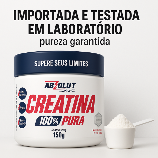 Creatina 100% Pure de 100g 150g 300g – Absolut Nutrition – Absolut ...
